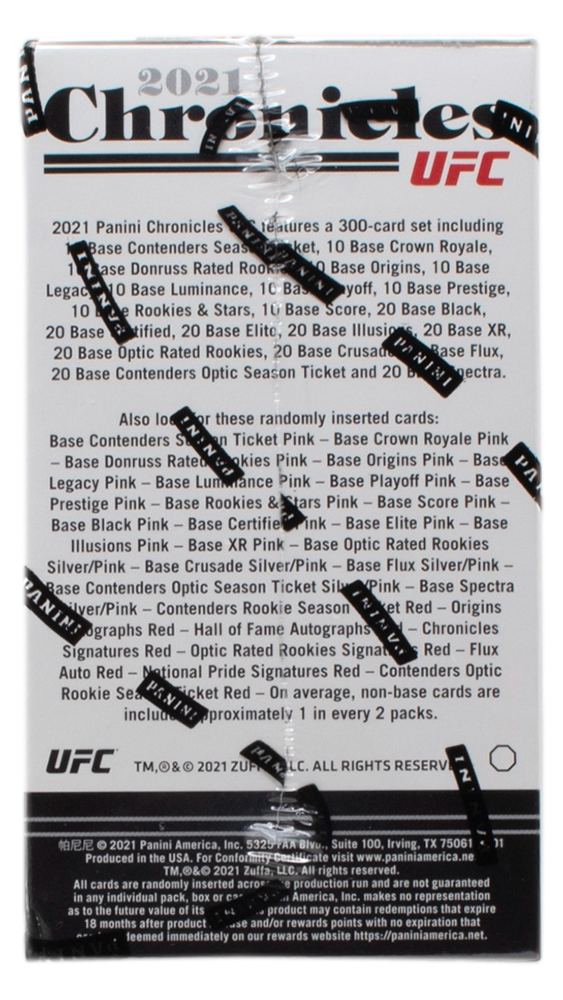 2021 Panini Chronicles UFC Blaster Box with (8) Packs | Pristine Auction