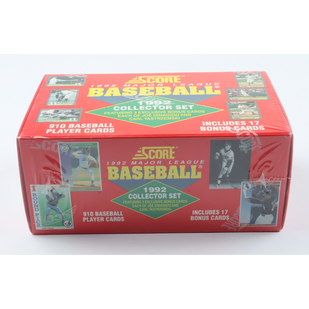 1992 Score Baseball Complete Factory Set of (910) Cards with Manny ...