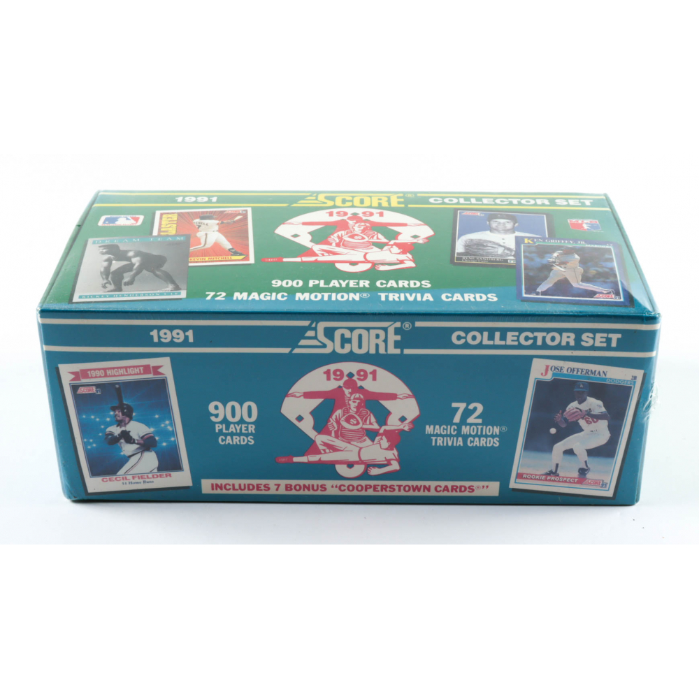 1991 Score Baseball Cards Collector Set with (900) Cards | Pristine Auction