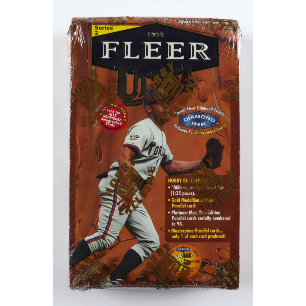 1998 Fleer Ultra Series 2 Baseball Hobby Box with (24) Packs | Pristine ...