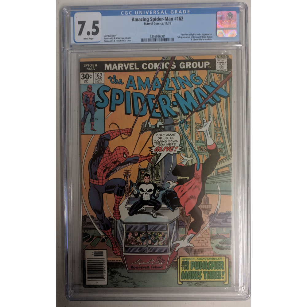 1976 "Amazing Spider-Man" Issue #162 Marvel Comic Book (CGC 7.5 ...