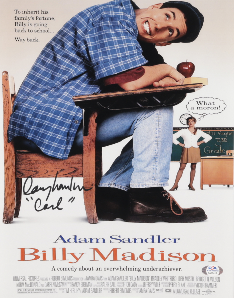 Larry Hankin Signed "Billy Madison" 11x14 Photo Inscribed "Carl" (PSA ...