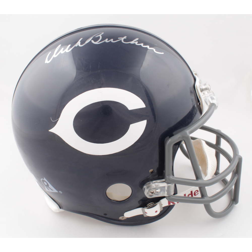Dick Butkus Signed Bears Full Size Authentic On Field Helmet Mounted