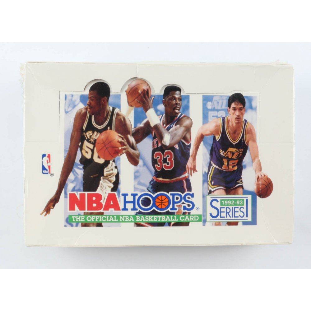 1992-93 Hoops Series 1 Basketball Hobby Box with (36) Packs | Pristine ...