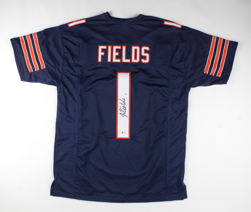 Justin Fields Signed Jersey (Beckett) | Pristine Auction