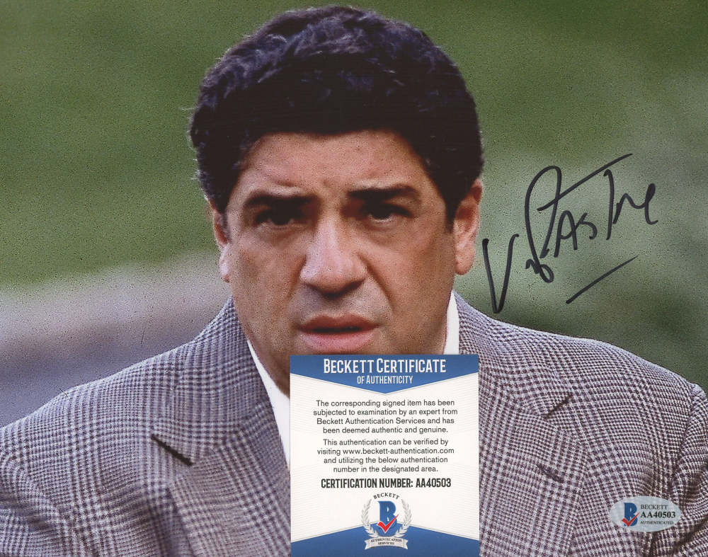 Vincent Pastore Signed "The Sopranos" 8x10 Photo (Beckett COA ...