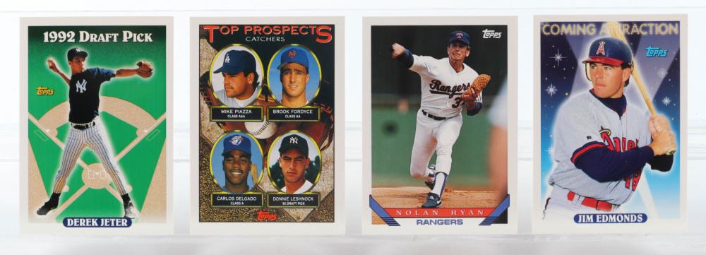 1993 Topps Baseball Complete Set of (825) Cards with Derek Jeter #98 RC ...