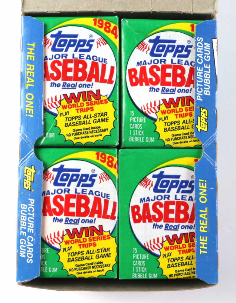 1984 Topps Baseball Card Box with (36) Packs | Pristine Auction