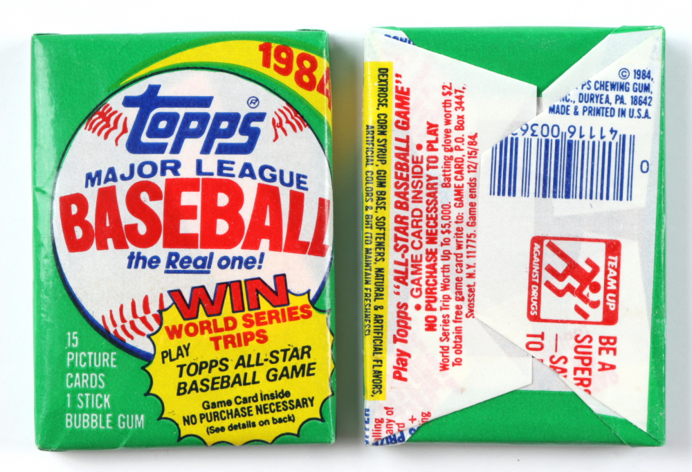 1984 Topps Baseball Card Box with (36) Packs | Pristine Auction