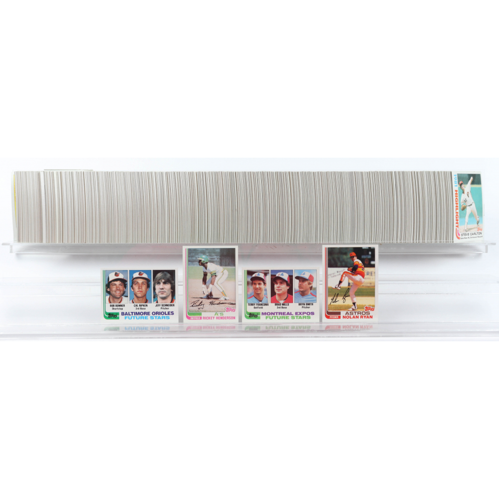1982 Topps Baseball Complete Set of (792) cards with Bob Bonner RC ...