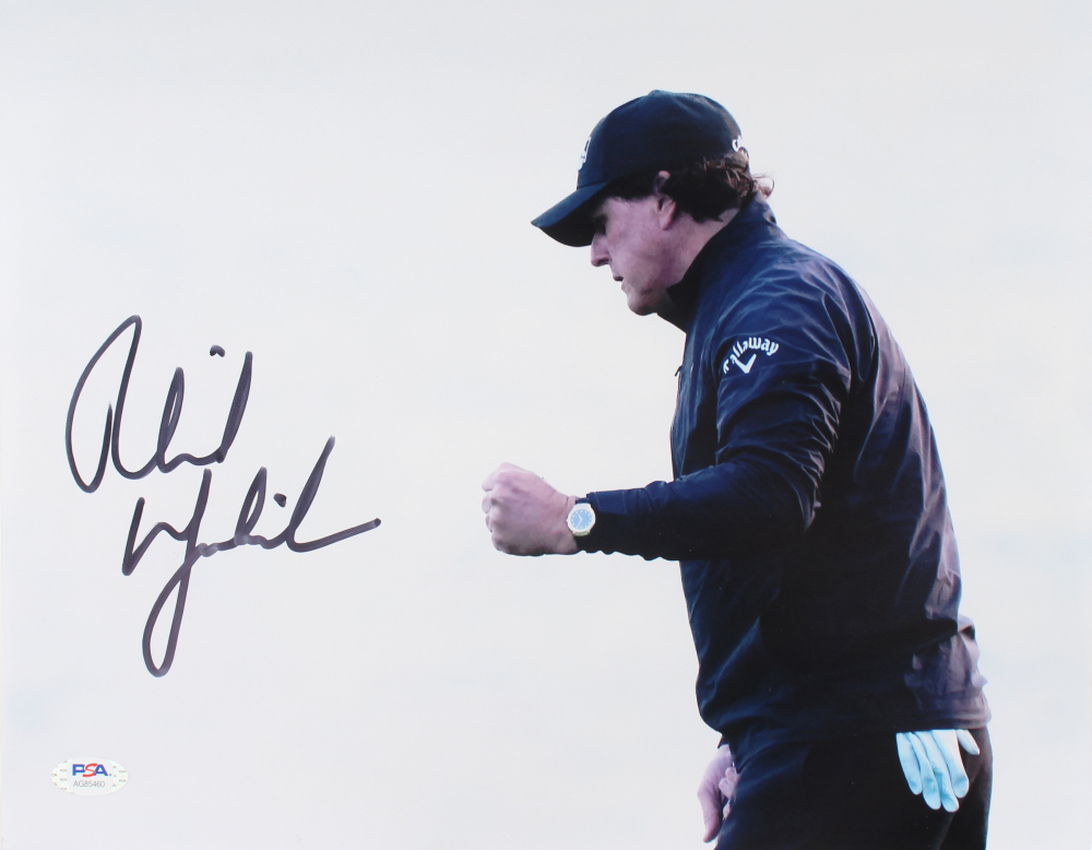 Phil Mickelson Signed 11x14 Photo (PSA Hologram) | Pristine Auction