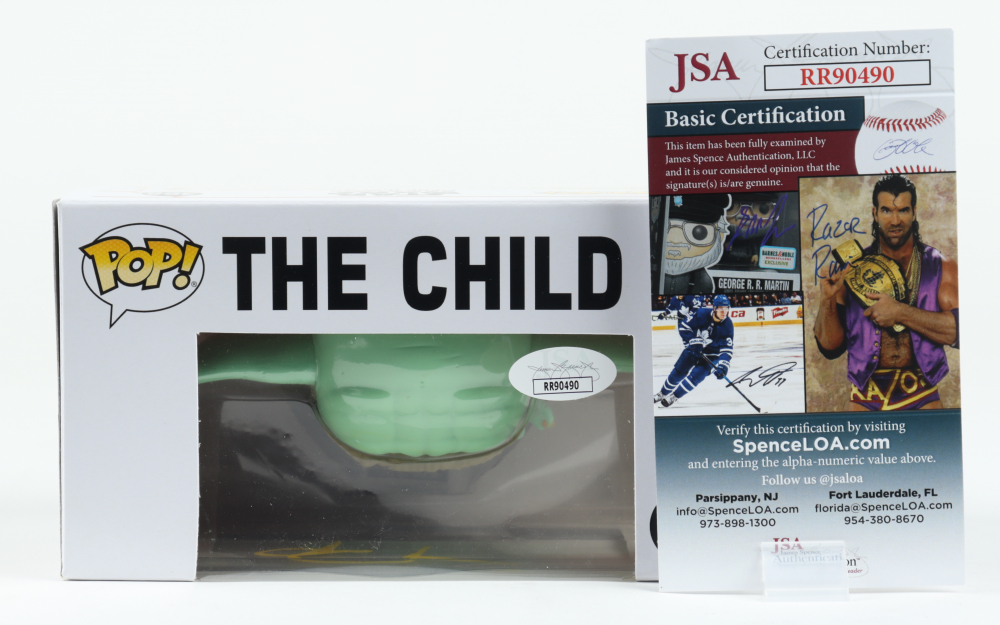 John Rosengrant Signed "Star Wars The Mandalorian" #368 The Child Funko ...