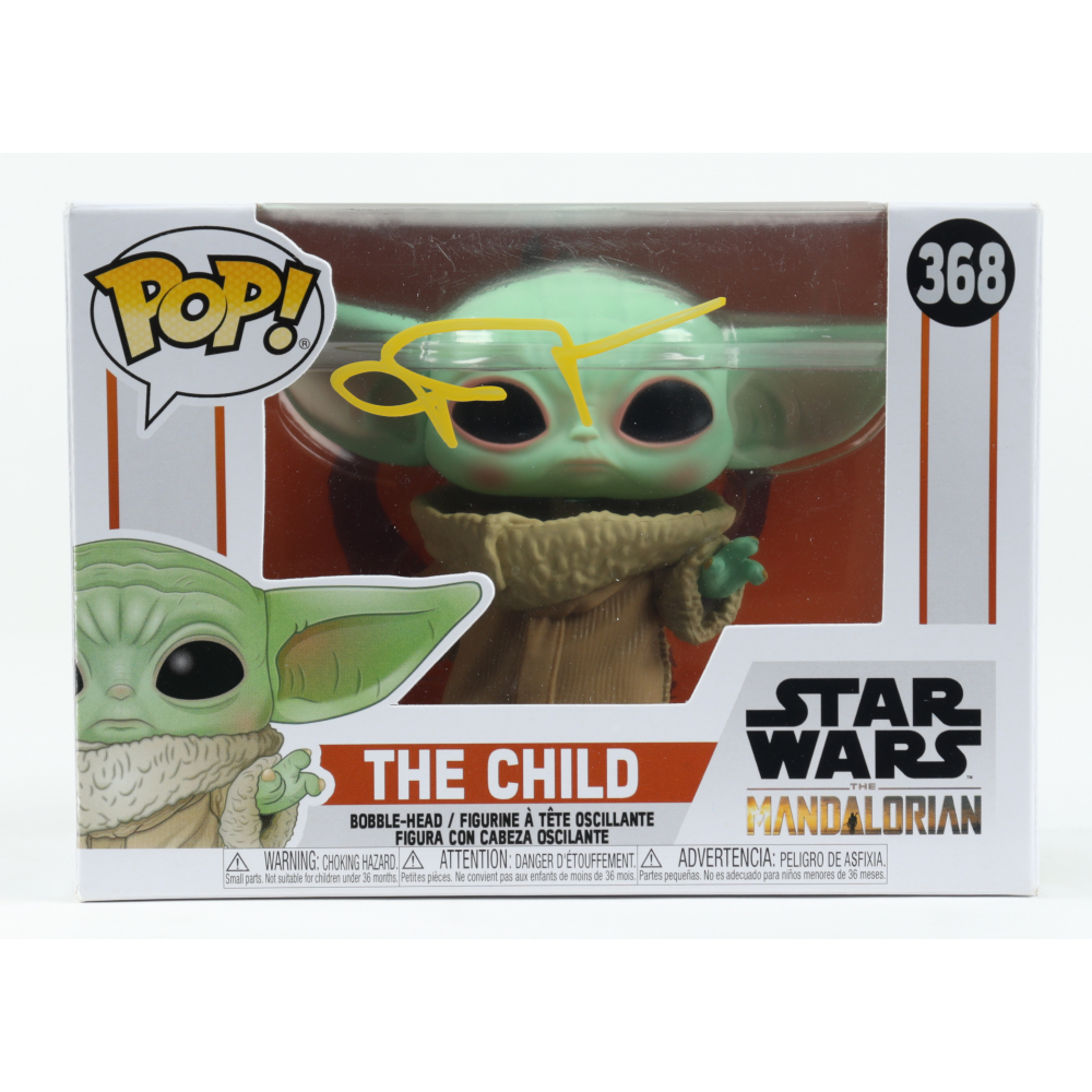 John Rosengrant Signed "Star Wars The Mandalorian" #368 The Child Funko ...
