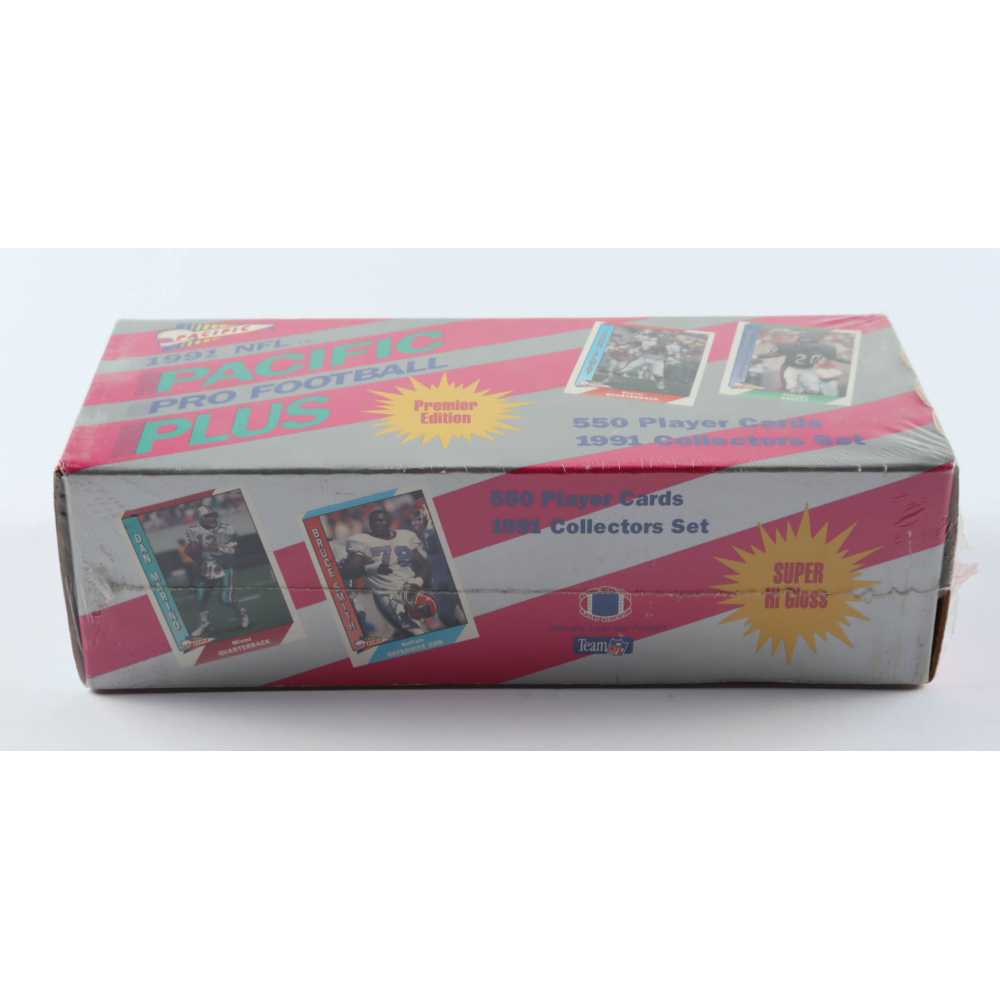 1991 NFL Pacific Pro Plus Premier Edition Complete Set of (550) Cards ...