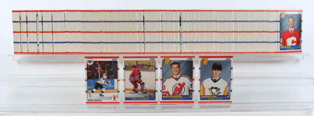 1990 Score Hockey Complete Set Of (445) Cards With Martin Brodeur #439 