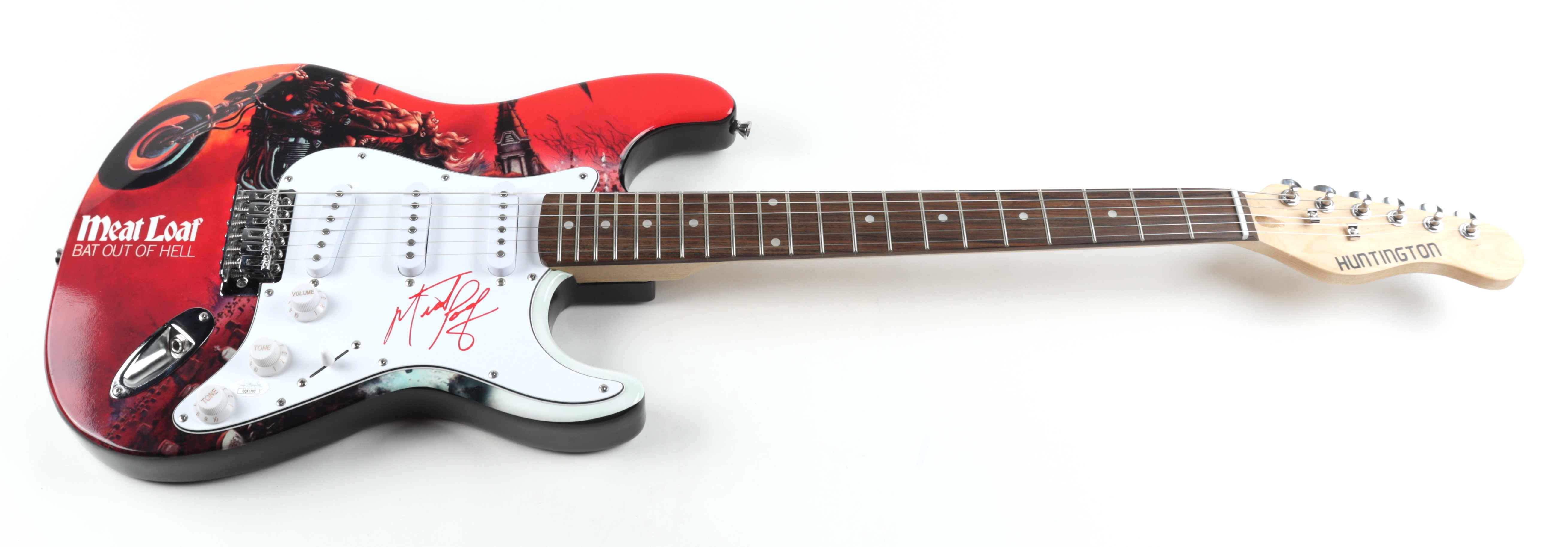 Meat Loaf Signed 39" Bat Out of Hell Electric Guitar (JSA COA ...