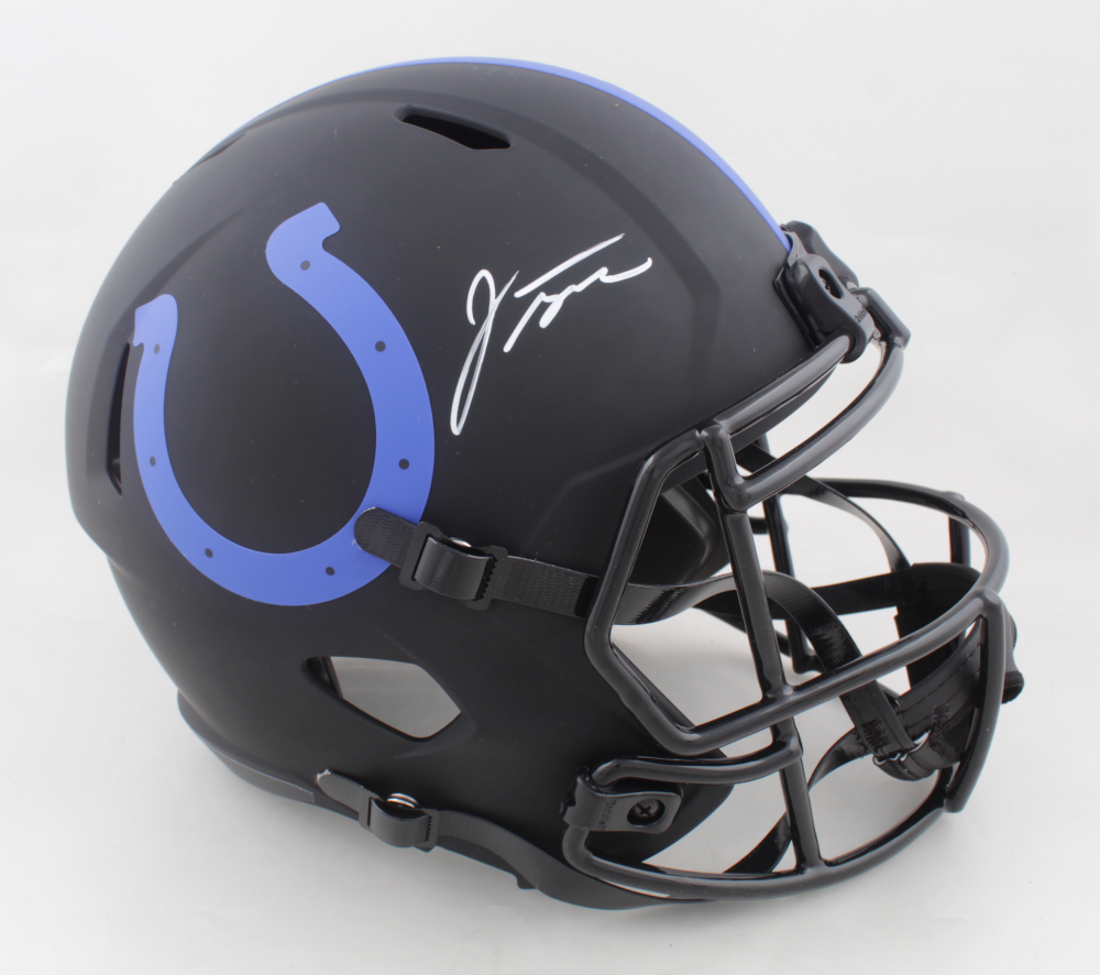 Jonathan Taylor Signed Colts Full-Size Eclipse Alternate Speed Helmet ...