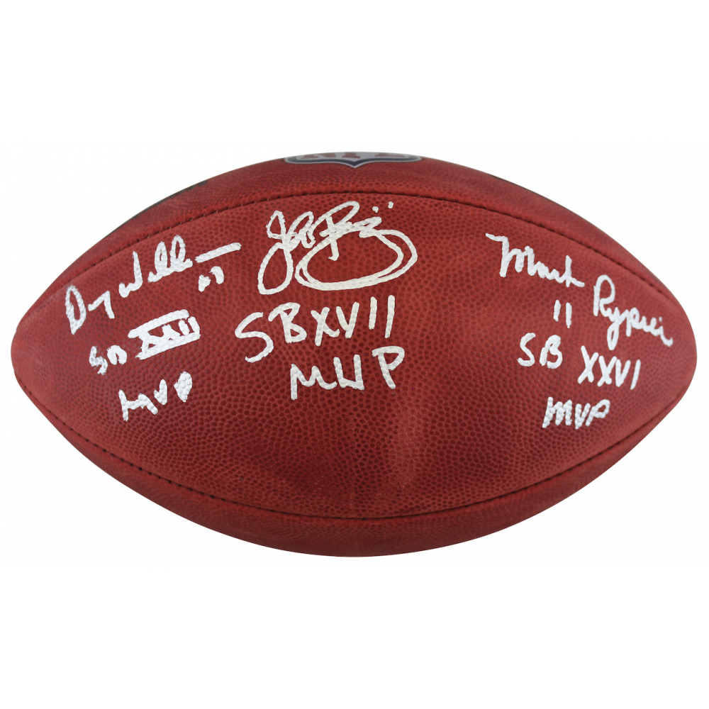 Mark Rypien, John Riggins & Doug Williams Signed NFL "The Duke ...