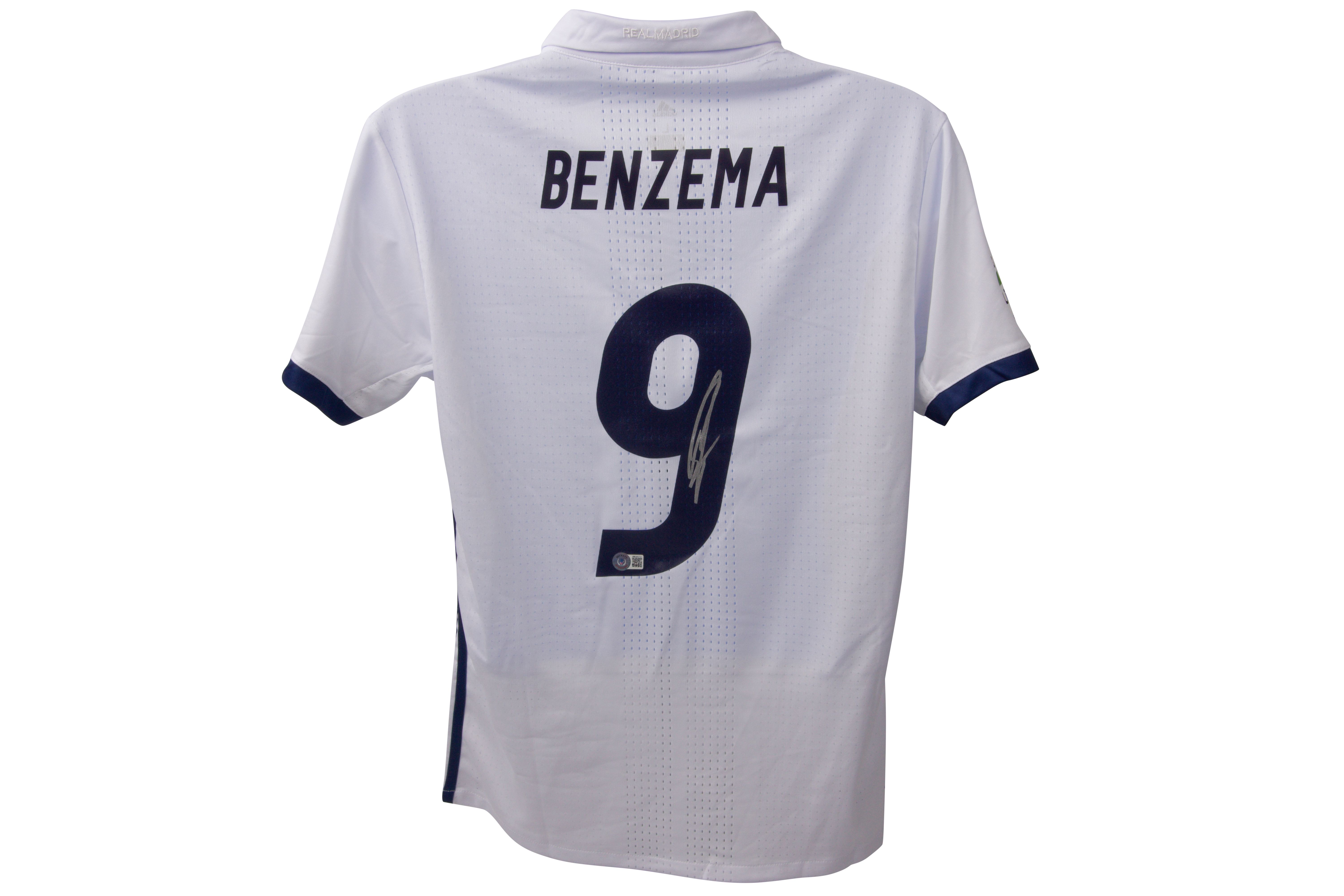 Karim Benzema Signed Real Madrid Jersey (Beckett Hologram) | Pristine ...