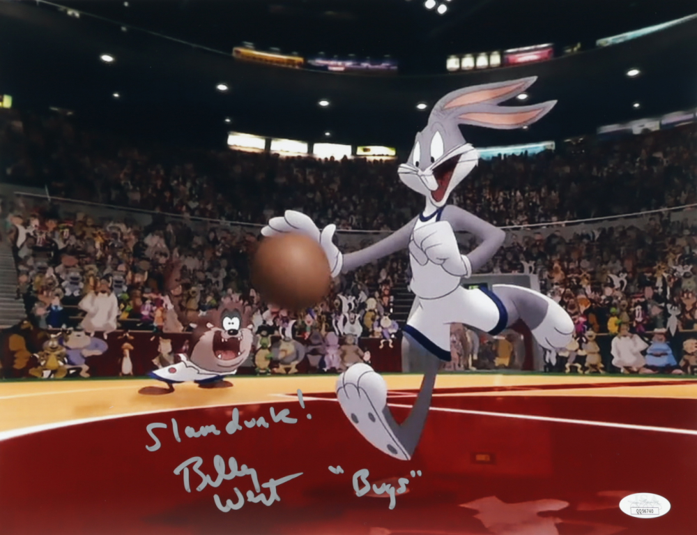 Billy West Signed "Looney Tunes" 11x14 Photo Inscribed "Bugs" & "Slam ...