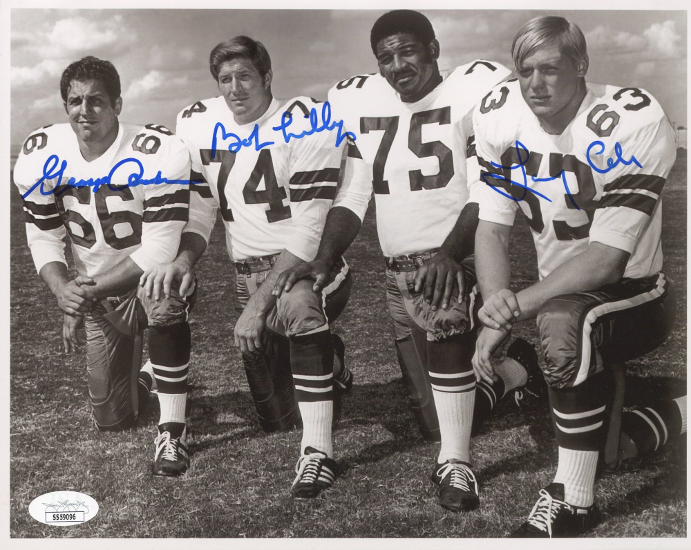 Bob Lilly, George Andrie & Larry Cole Signed Cowboys 8x10 Photo (JSA ...