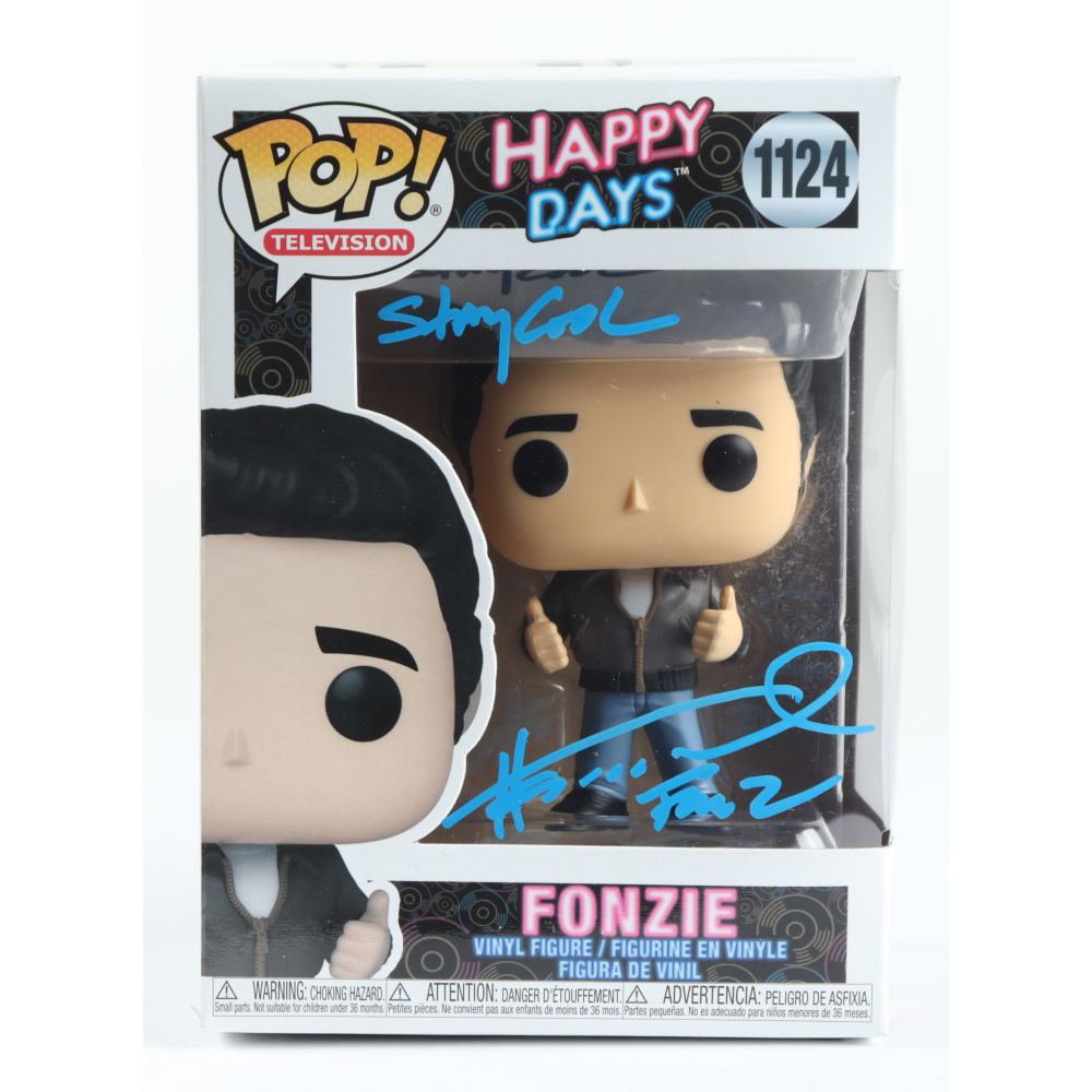 Henry Winkler Signed "Happy Days" #1124 Fonzie Funko Pop! Vinyl Figure Inscribed "Fonz" & "Stay ...