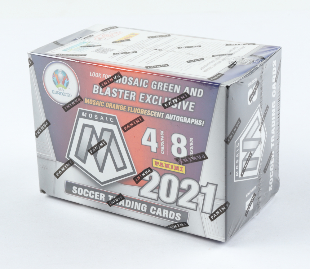 2021 Panini Mosaic UEFA Euro 2021 Soccer Blaster Box with (8) Packs ...