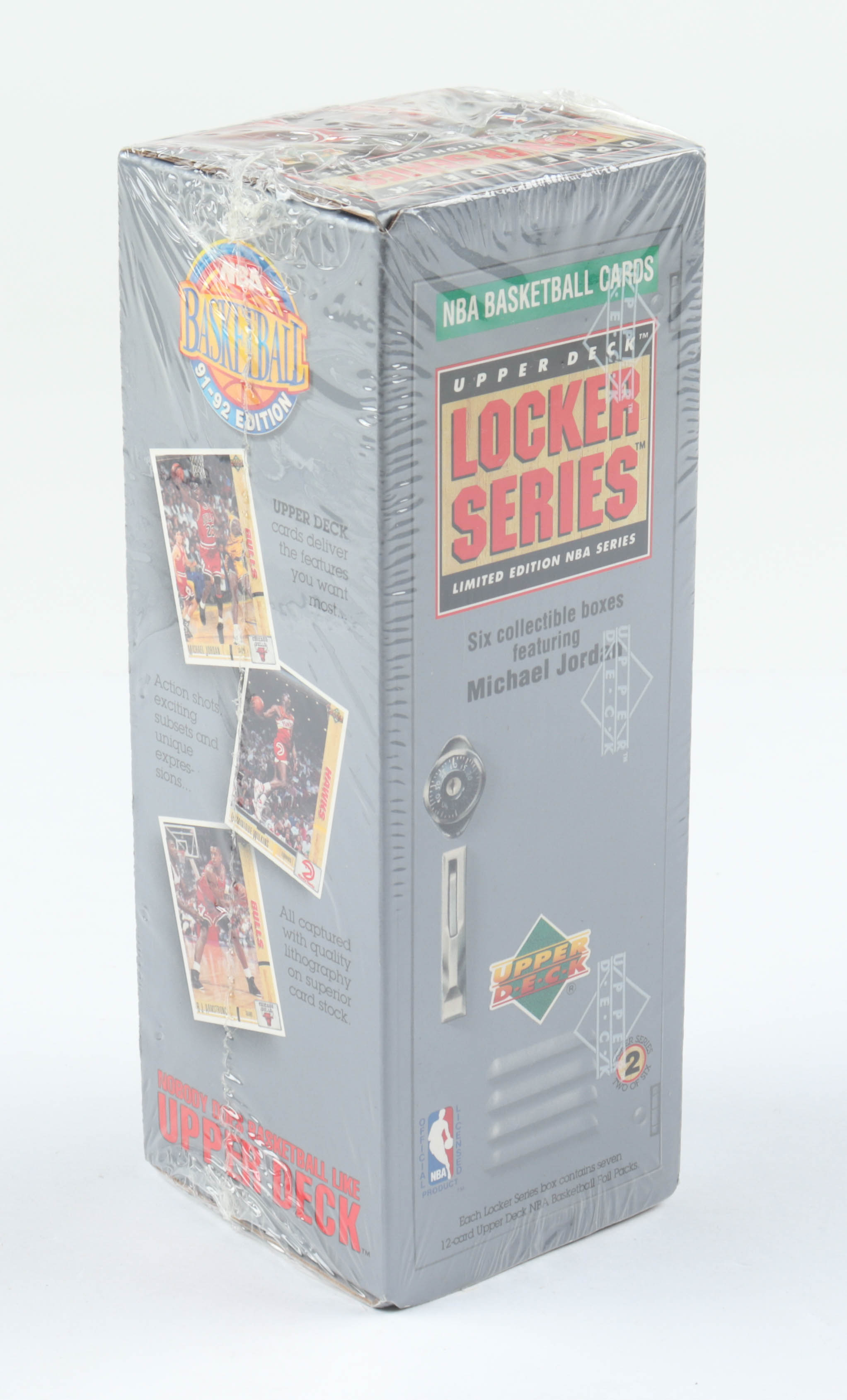 1991 Upper Deck NBA Michael Jordan Locker Series 2 Box with (7) Packs ...