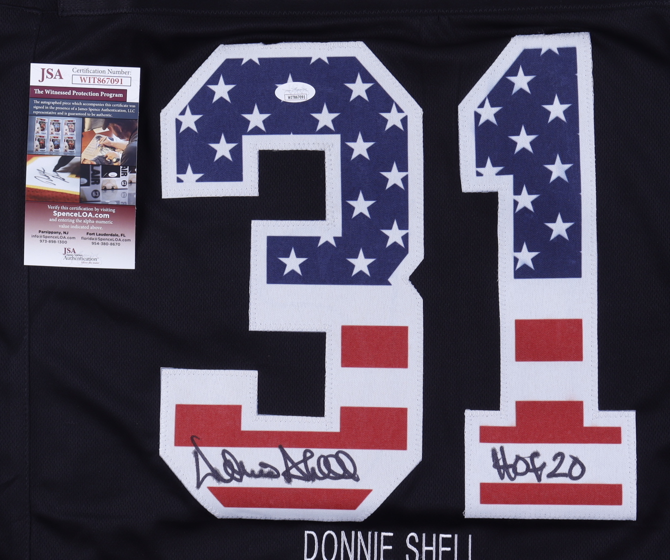 Donnie Shell Signed Career Highlight Stat Jersey Inscribed "HOF 20 ...