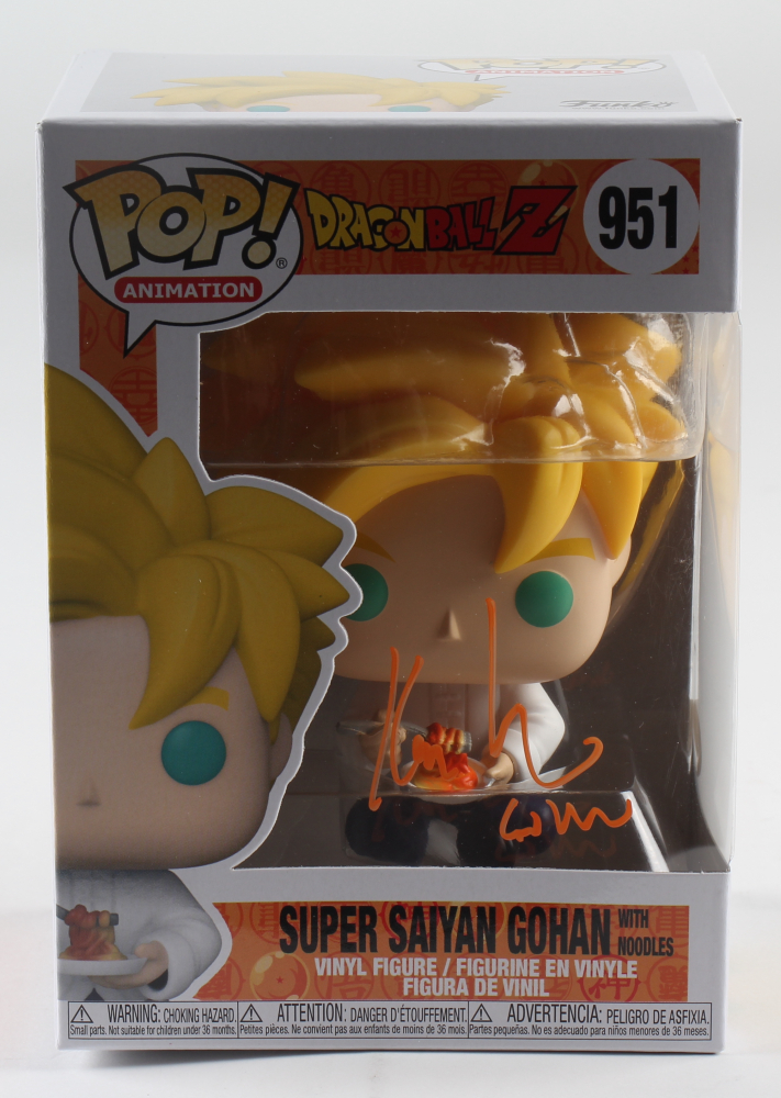 Kyle Hebert Signed "Dragon Ball Z" #951 Super Saiyan Gohan with Noodles ...