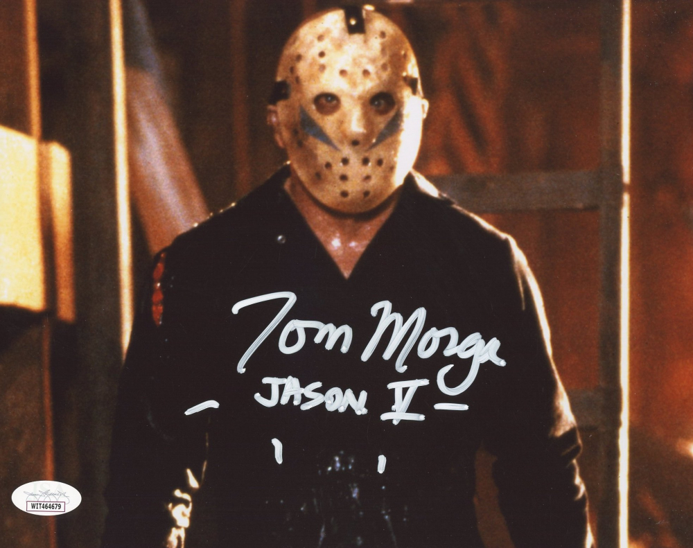 Tom Morga Signed "Friday The 13th Part V: A New Beginning" 8x10 Photo ...