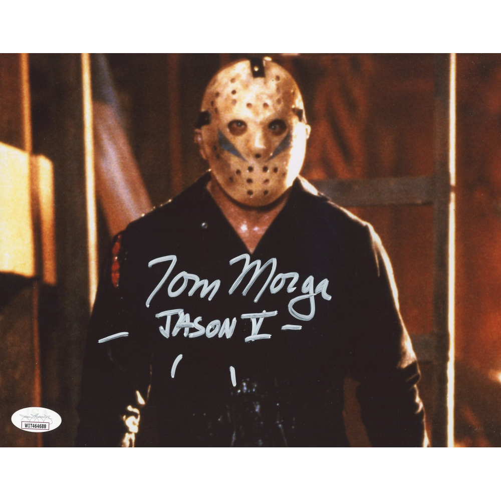 Tom Morga Signed "Friday The 13th Part V: A New Beginning" 8x10 Photo ...