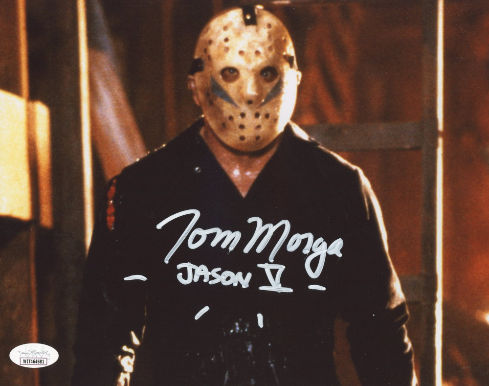 Tom Morga Signed "Friday The 13th Part V: A New Beginning" 8x10 Photo ...