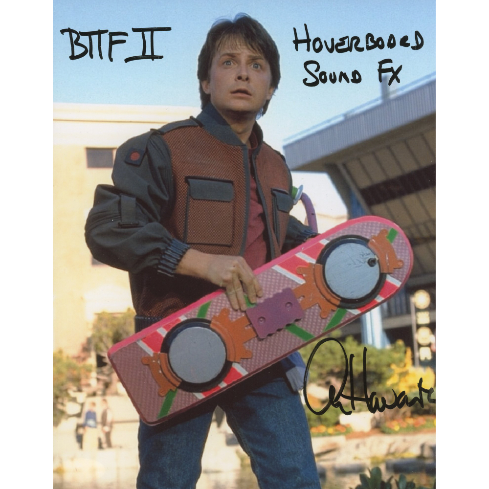Alan Howarth Signed "Back to the Future Part II" 8x10 Photo Inscribed ...