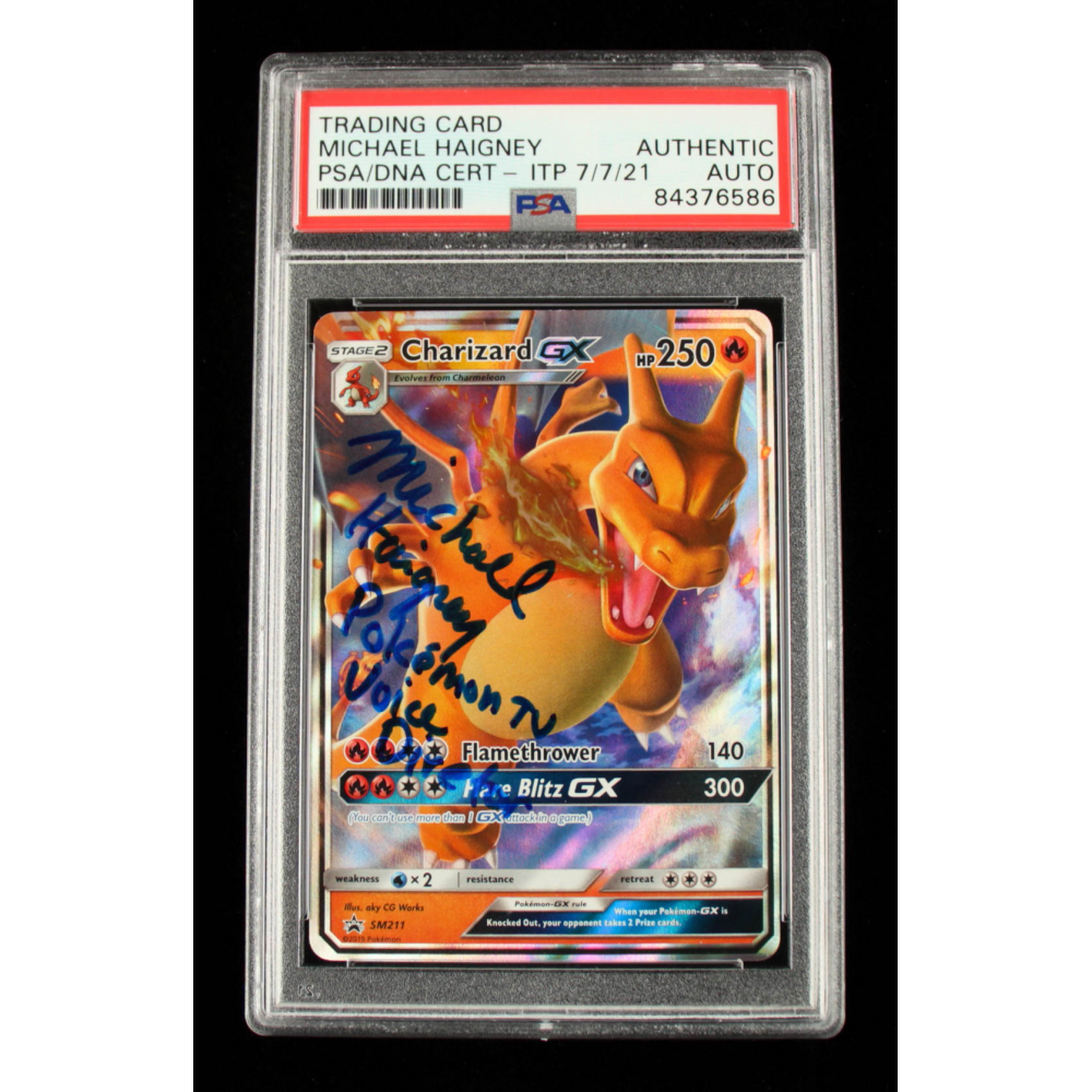 Michael Haigney Signed 2019 Pokemon Sun and Moon Hidden Fates Tins # ...
