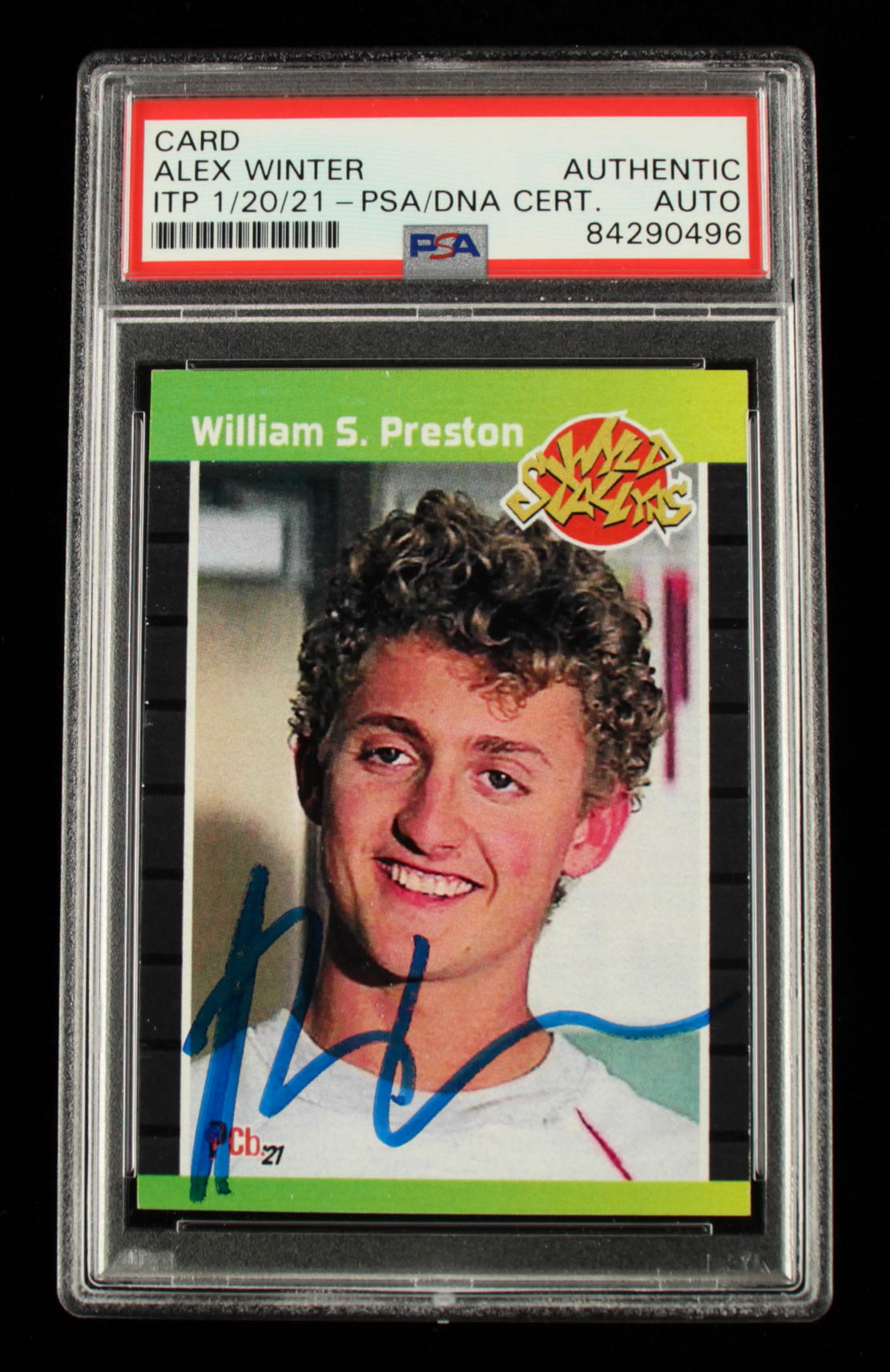 Alex Winter Signed "Bill & Ted's Excellent Adventure" William S ...