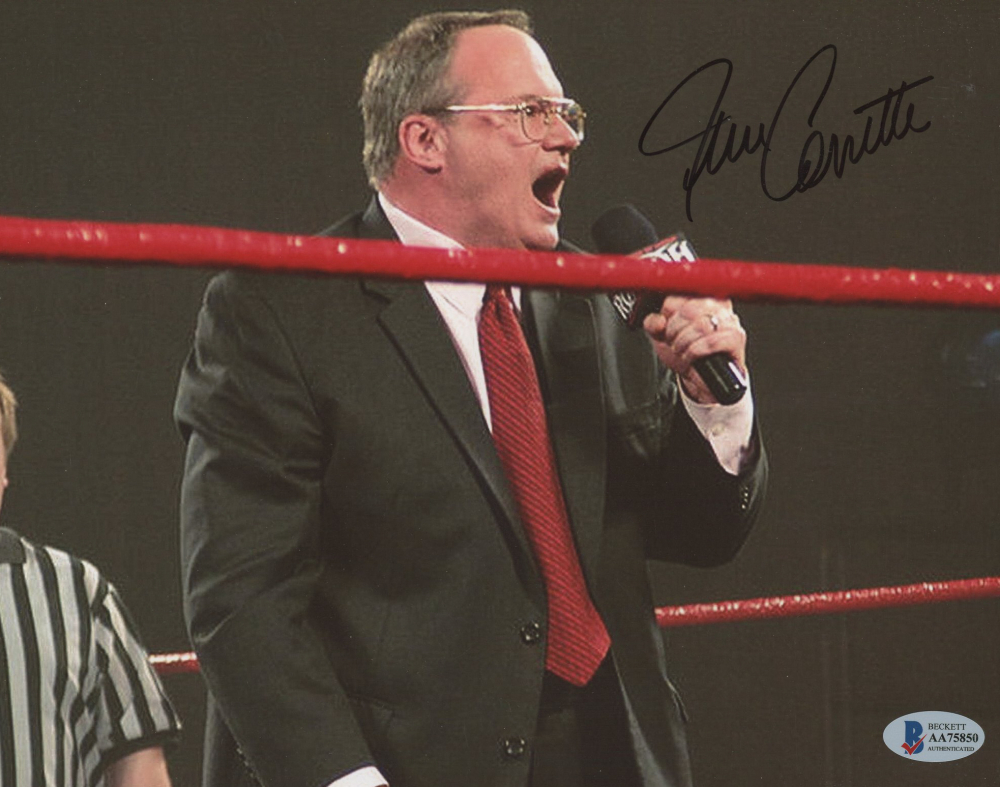 Jim Cornette Signed WWE 8x10 Photo (Beckett COA) | Pristine Auction