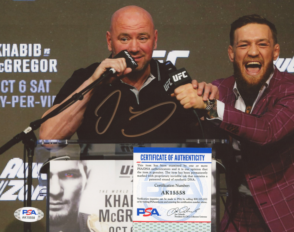 Dana White Signed UFC 8x10 Photo (PSA COA) | Pristine Auction