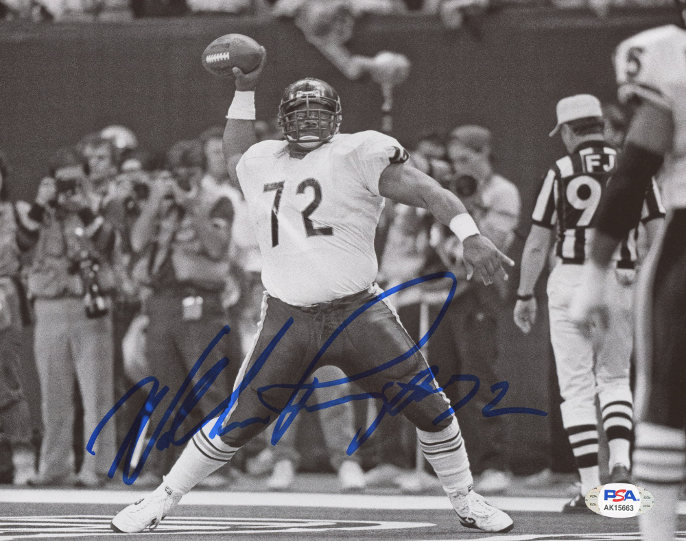 William Perry Signed Bears 8x10 Photo (PSA) | Pristine Auction