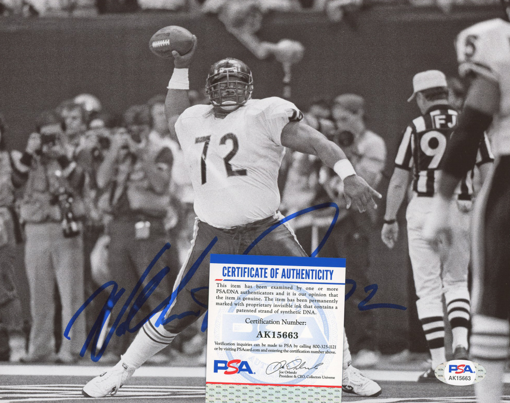 William Perry Signed Bears 8x10 Photo (PSA) | Pristine Auction