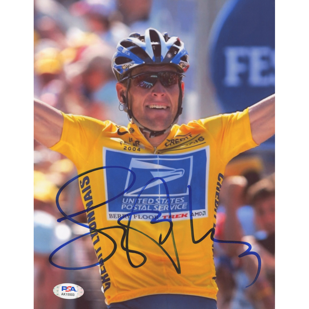 Lance Armstrong Signed 8x10 Photo (PSA) | Pristine Auction