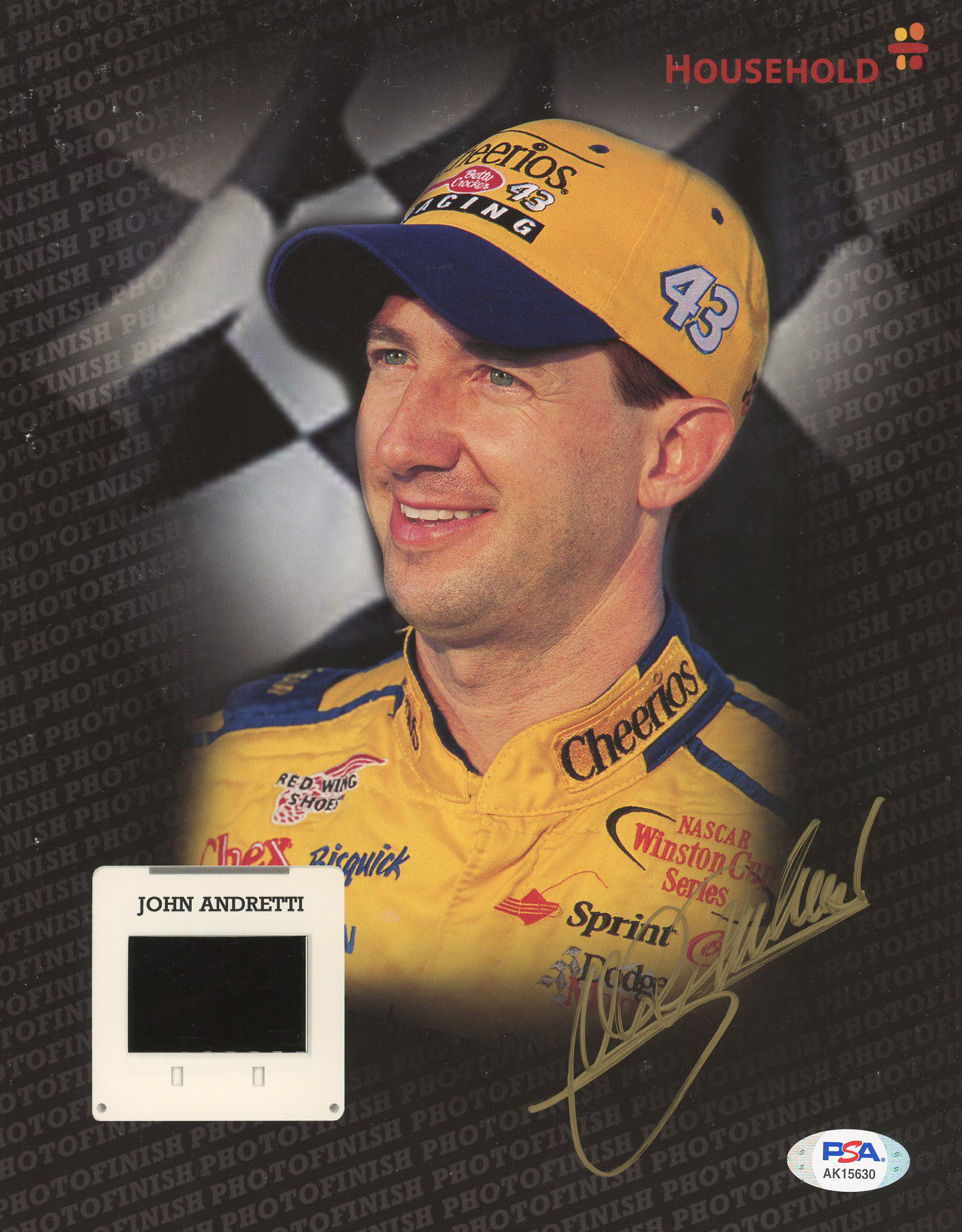 John Andretti Signed 8x10 Photo (PSA) | Pristine Auction
