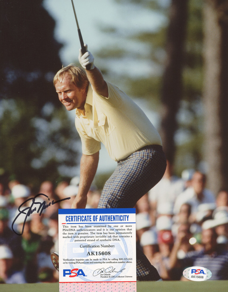 Jack Nicklaus Signed 8x10 Photo (PSA) | Pristine Auction