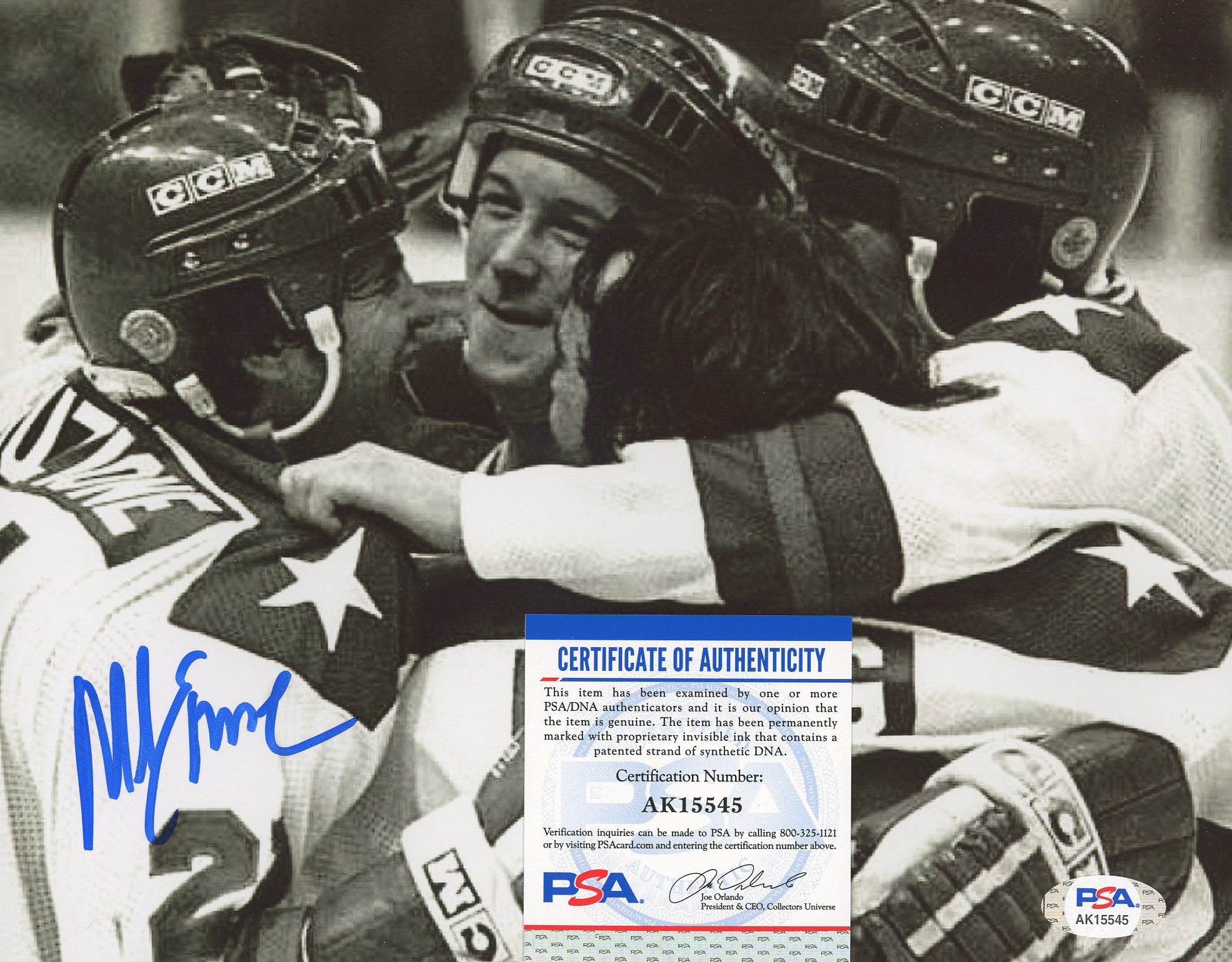 Mike Eruzione Signed Team USA 8x10 Photo (PSA) | Pristine Auction