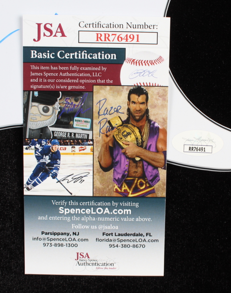 Electric Guitar Pickguard Band-Signed by Marc LaBelle, John Notto ...