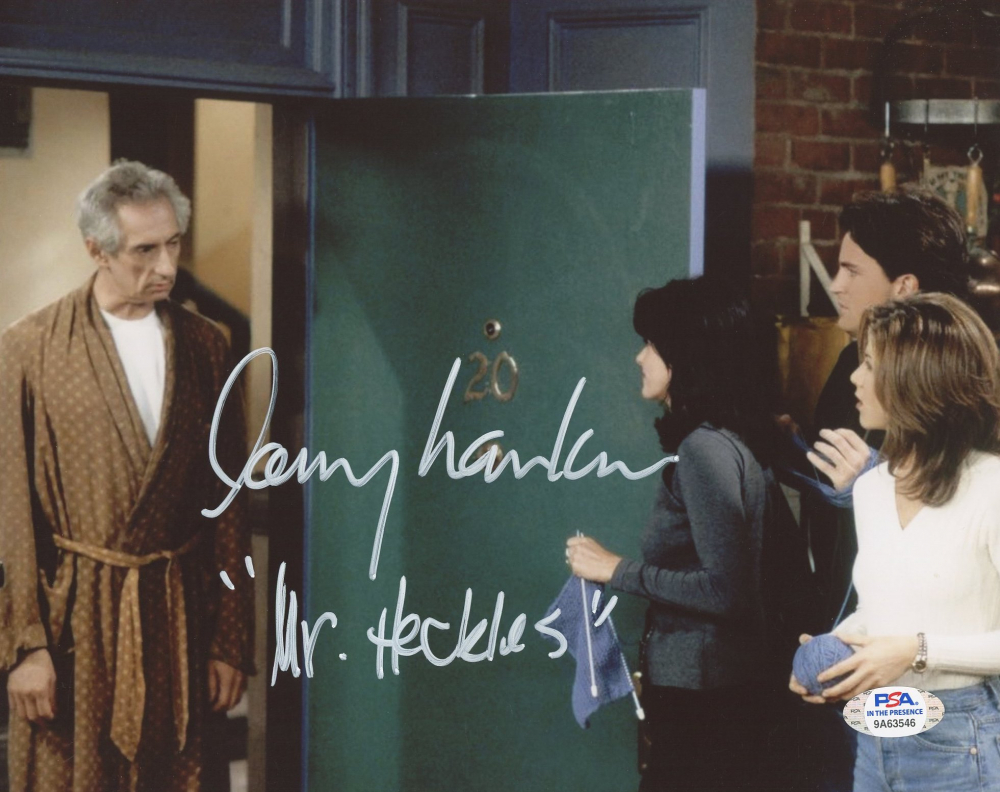 Larry Hankin Signed "Friends" 8x10 Photo Inscribed "Mr. Heckles" (PSA ...