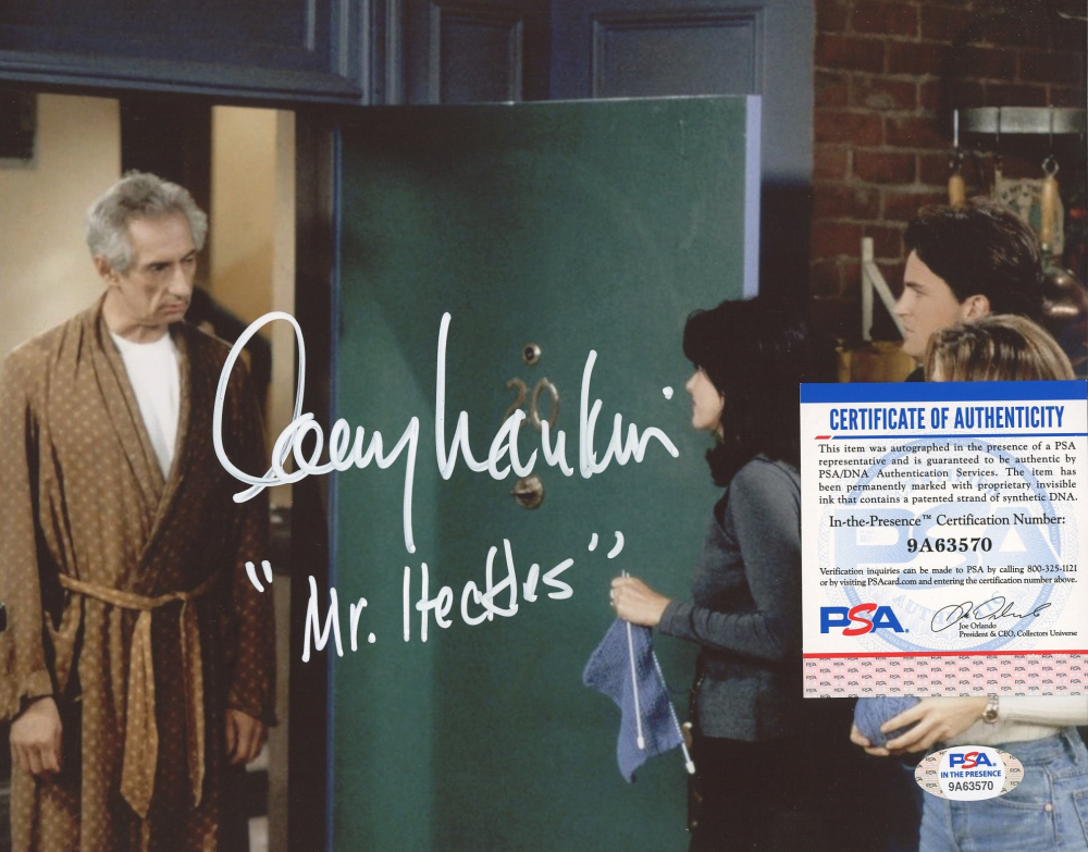 Larry Hankin Signed "Friends" 8x10 Photo Inscribed "Mr. Heckles" (PSA ...
