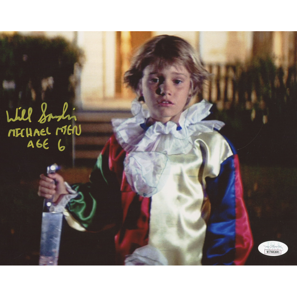 Will Sandin Signed "Halloween" 8x10 Photo Inscribed "Michael Myers Age ...