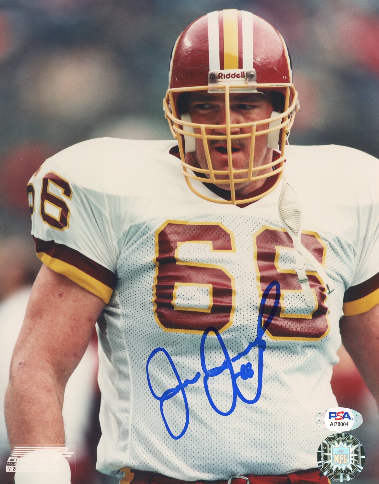Joe Jacoby Signed Washington 8x10 Photo (PSA COA) | Pristine Auction