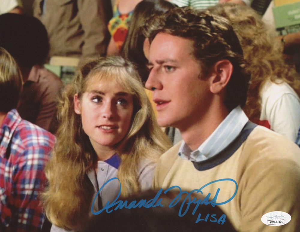 Amanda Wyss Signed "Fast Times at Ridgemont High" 8x10 Photo Inscribed ...
